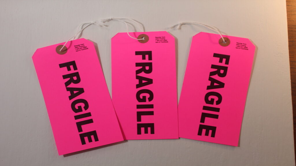 Fragile Luggage Tag - A Deatails Information's