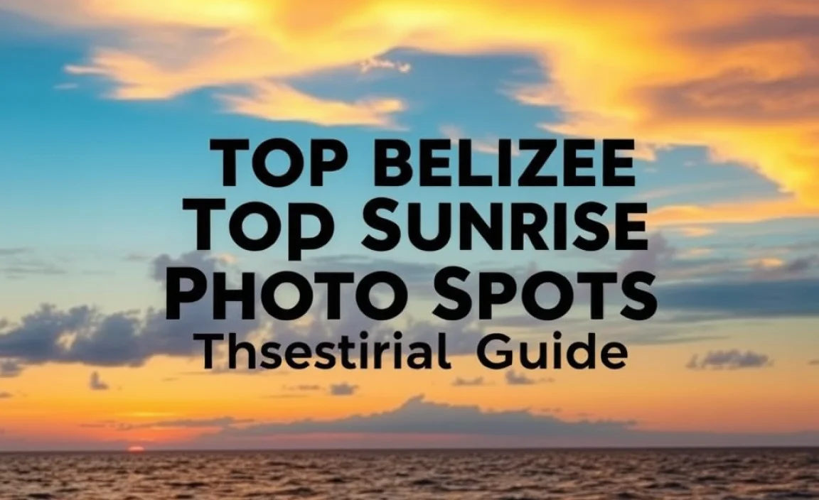 Belize Sunrise & Sunset Photo Spots: Essential Guide - Logds